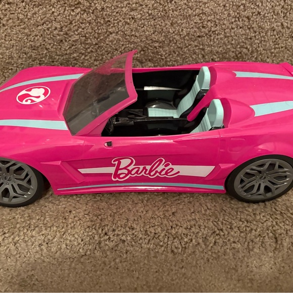 Barbie | Toys | Barbie Pink Convertible Rc Dream Car No Remote | Poshmark